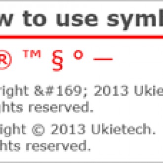 Using symbols in writing attractive content to your blog
