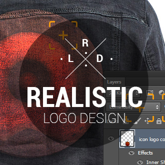 How to draw a realistic logo in 15 minutes using fonts in Photoshop